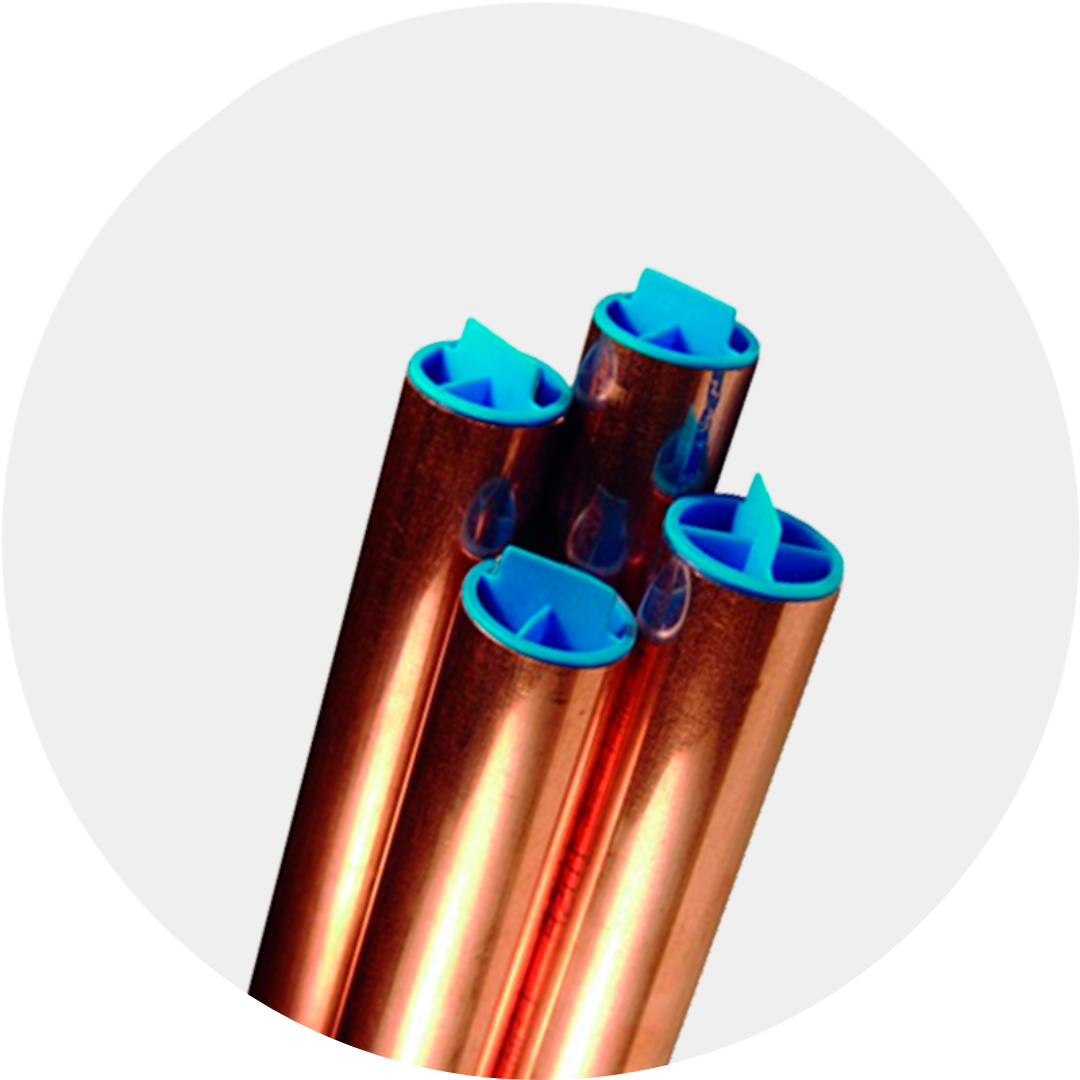 TUBO DE COBRE RIGIDO REFRIGERACION ACR / HVAC - Metal Rojo