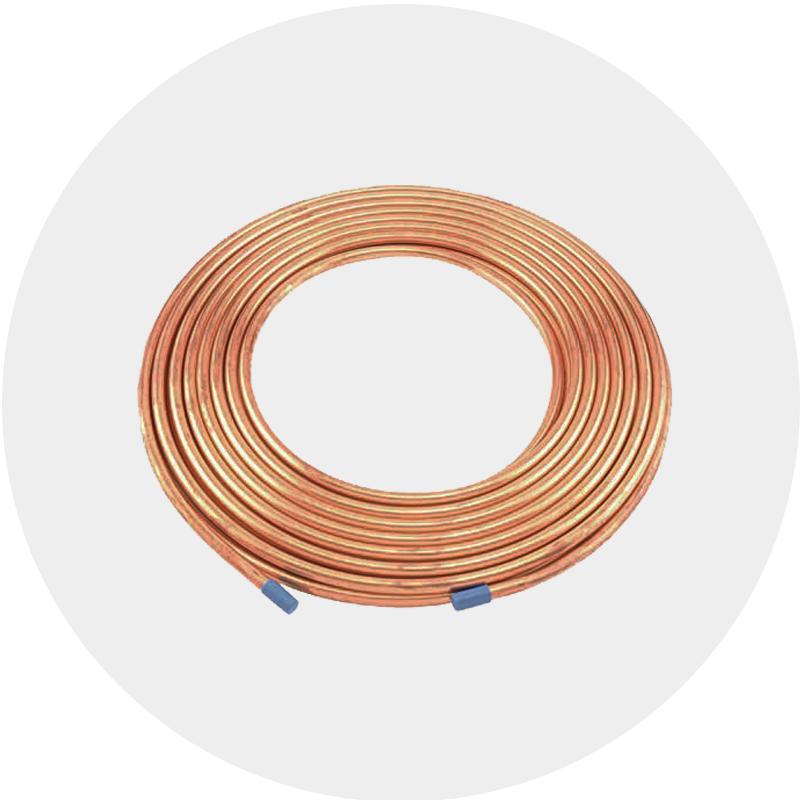 Tubos de cobre - Metal Rojo